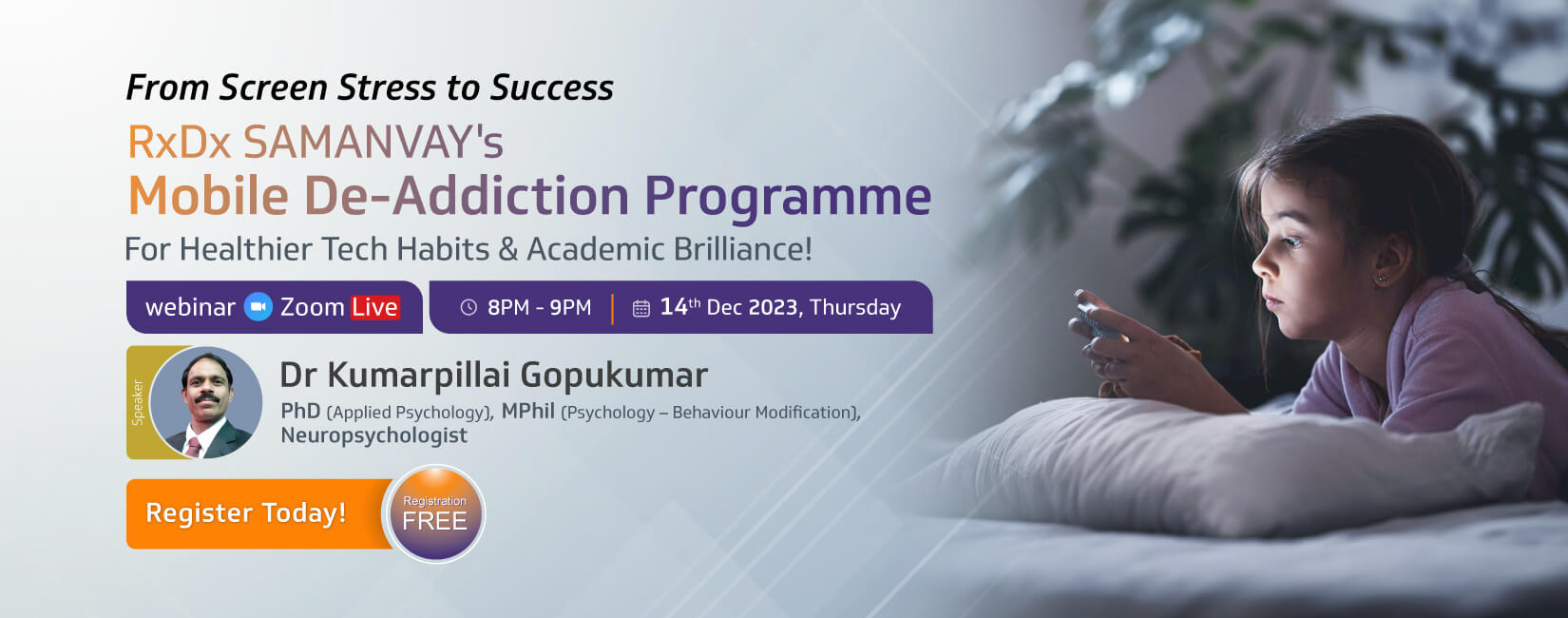 Break Free from Smartphone Addiction with RxDx SAMANVAY Malleswaram's Mobile De-Addiction ...