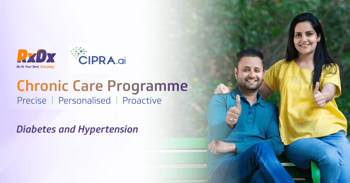 Cipra.ai at RxDx: Personalized Chronic Care, Diabetes & Hypertension App